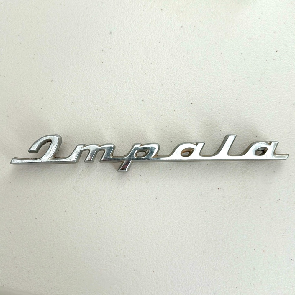 60s Chevrolet Impala Rear Quarter Emblem - Gem